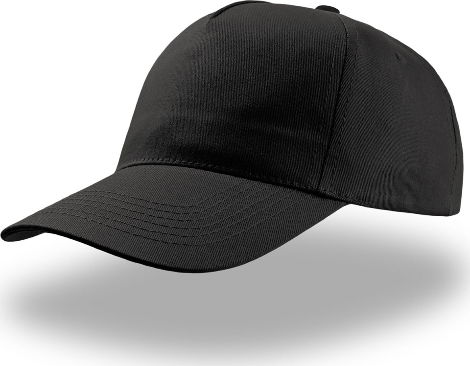 5 Panel Baseball Kappe Start Five (black) besticken und bedrucken ...